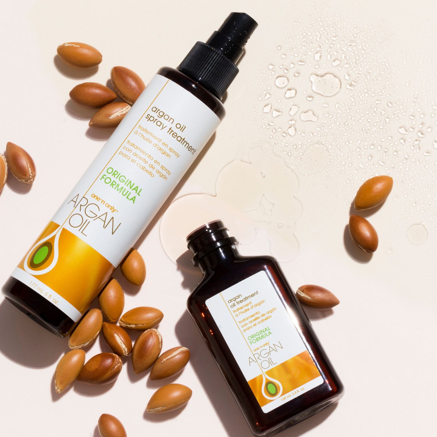 Argan Oil Permanent Hair Color 8RG Light Tangerine Blonde – One n Only ...