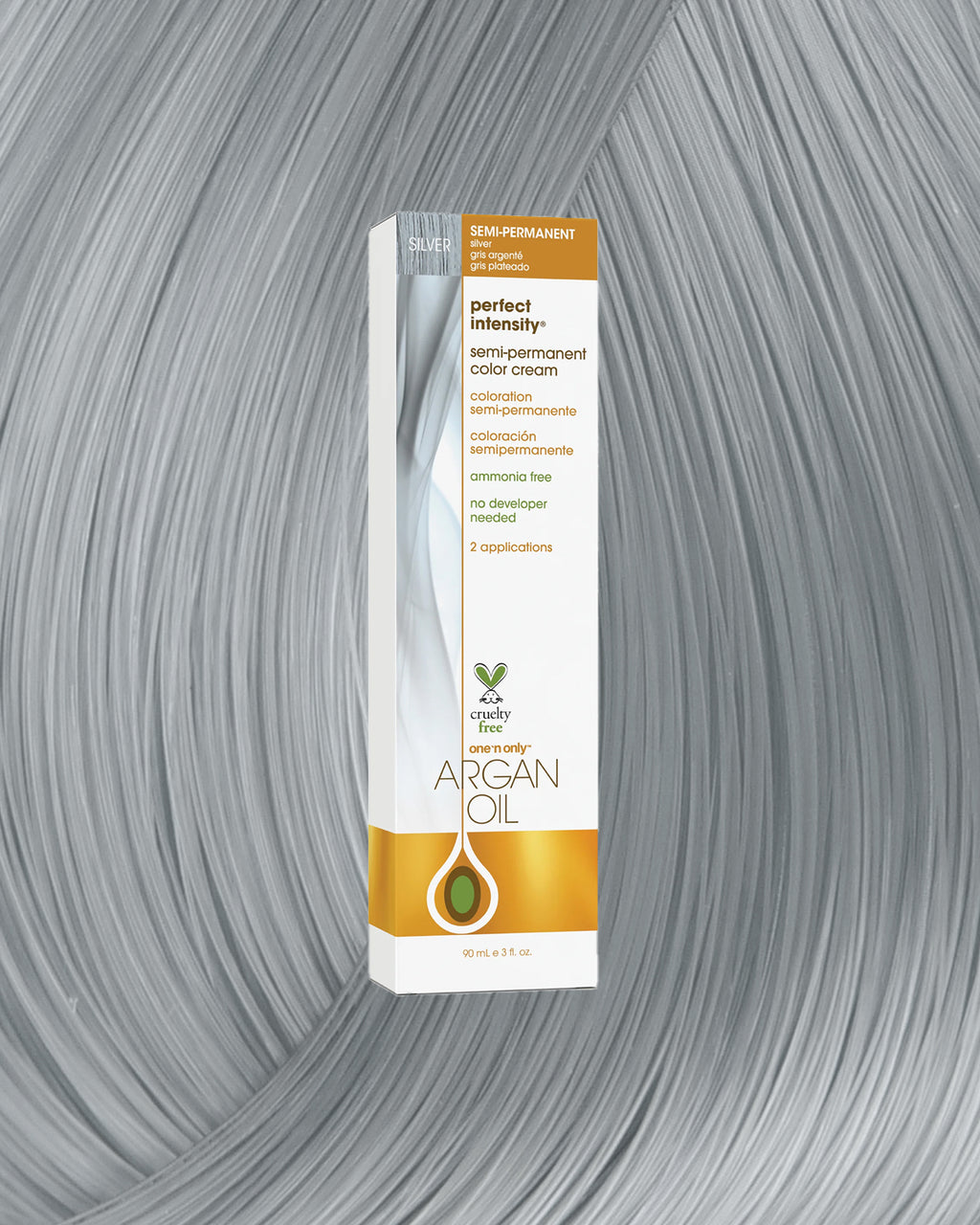 Perfect Intensity Semi-Permanent Color Cream Silver – One n Only Hair Care