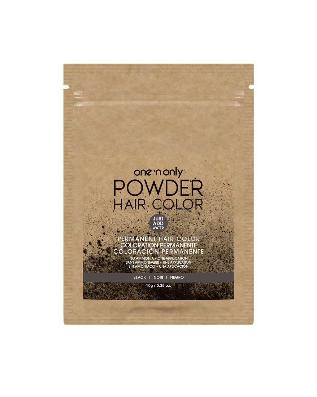 Permanent Powder Color Only Packet - Black – One n Only Hair Care